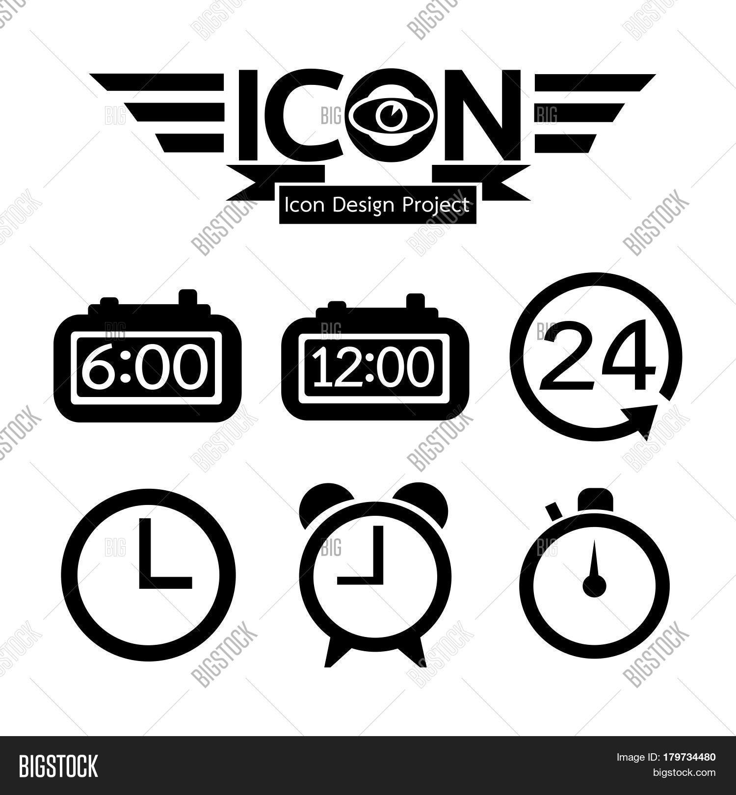 Images Pictogram Time Vector & Photo (Free Trial) | Bigstock