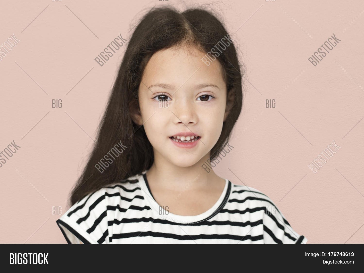 Little Girl Smile Face Image & Photo (Free Trial) | Bigstock