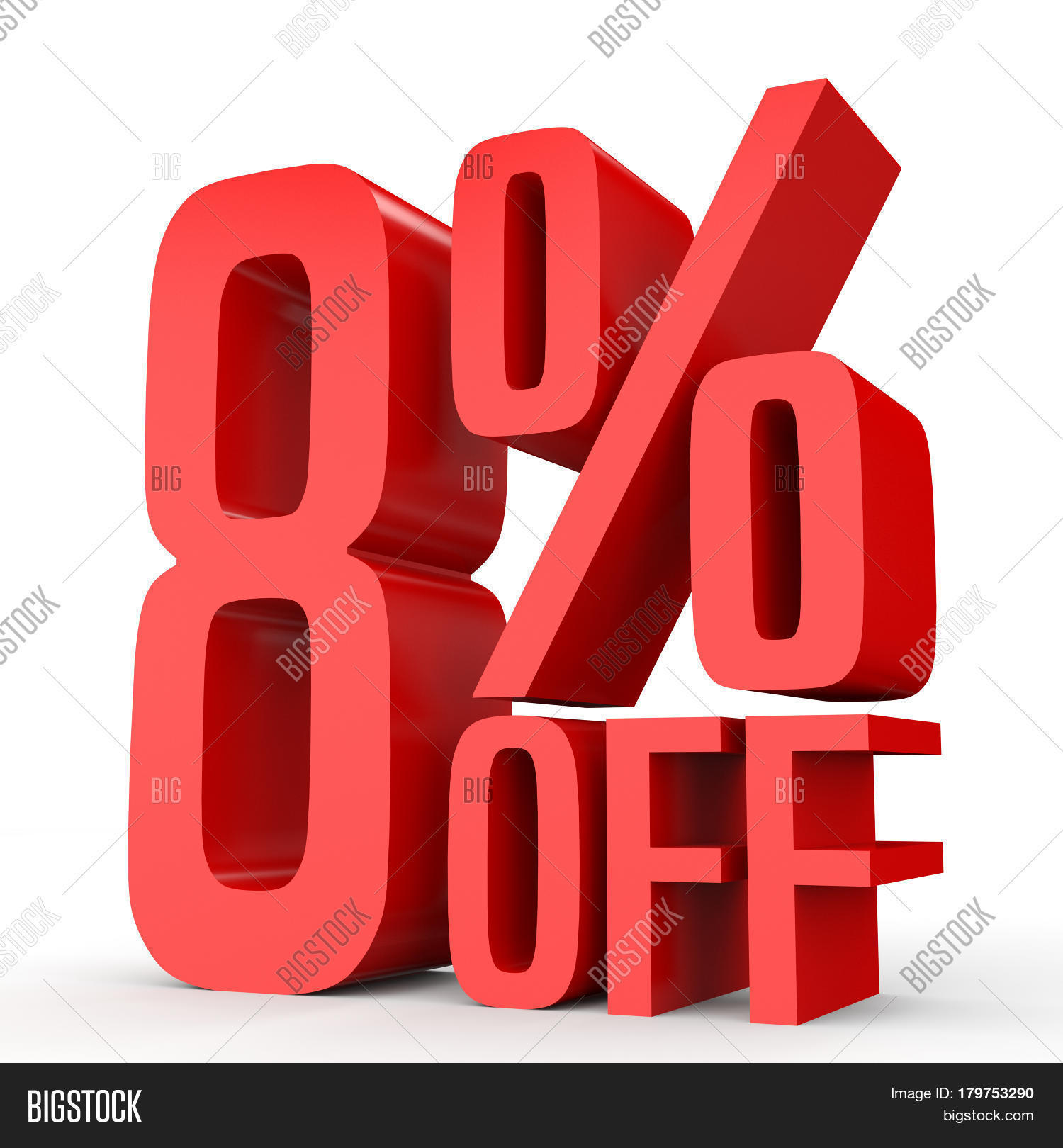 Eight Percent Off. Image & Photo (Free Trial) | Bigstock