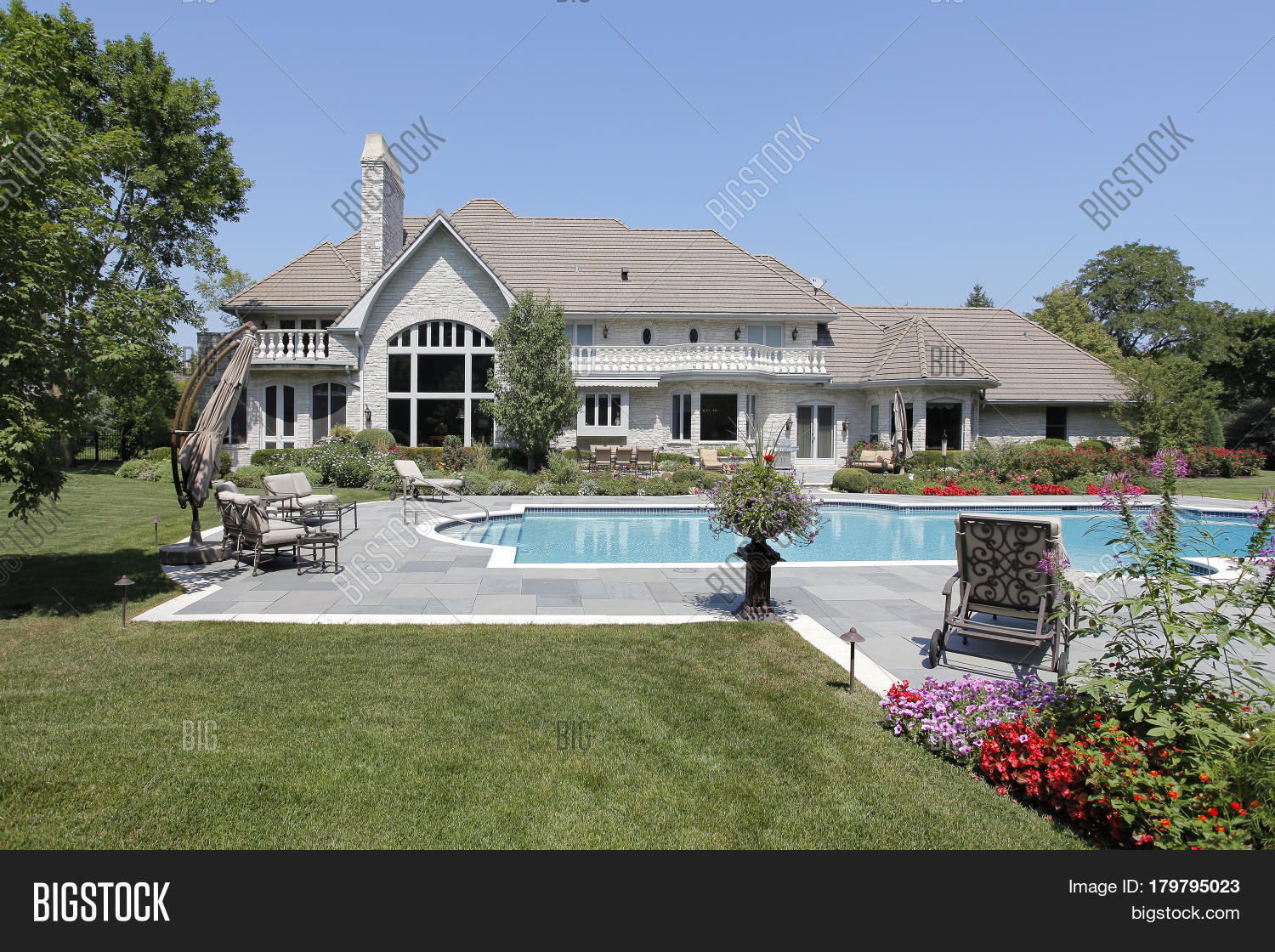 Swimming Pool Back Image & Photo (Free Trial) | Bigstock