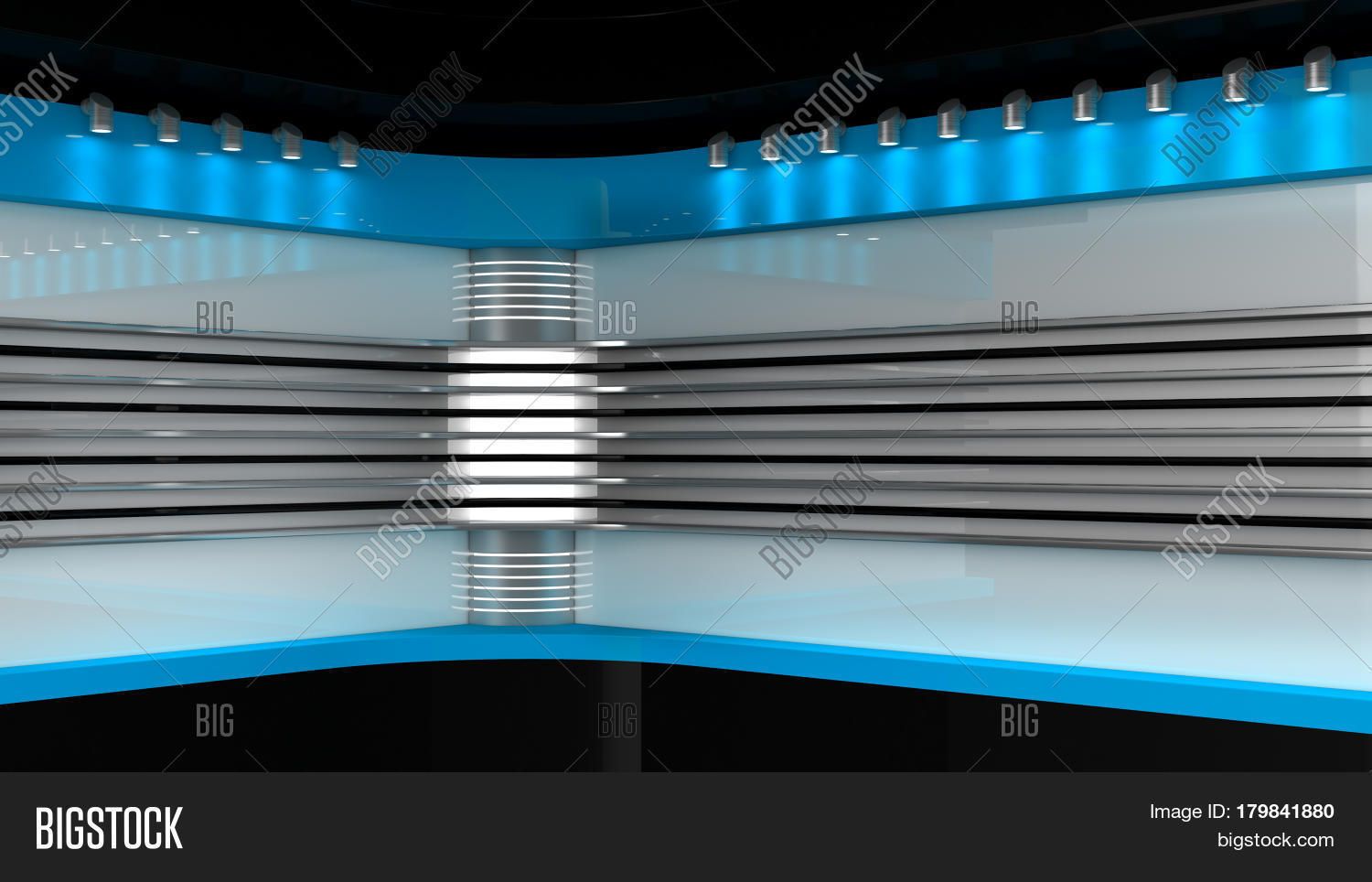 Tv Studio. Red Studio Image & Photo (Free Trial) | Bigstock