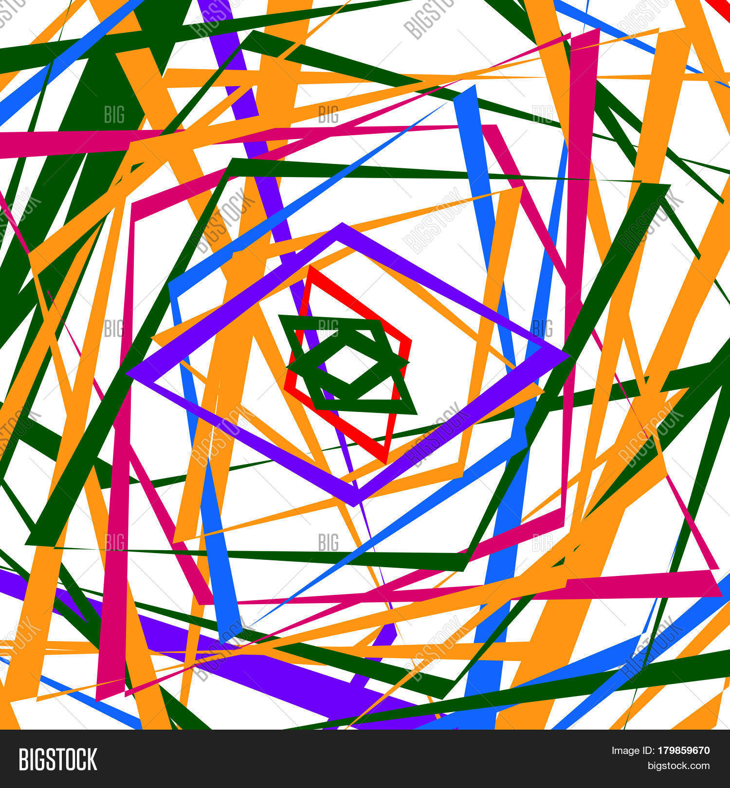 Colorful Random Edgy Vector & Photo (Free Trial) | Bigstock