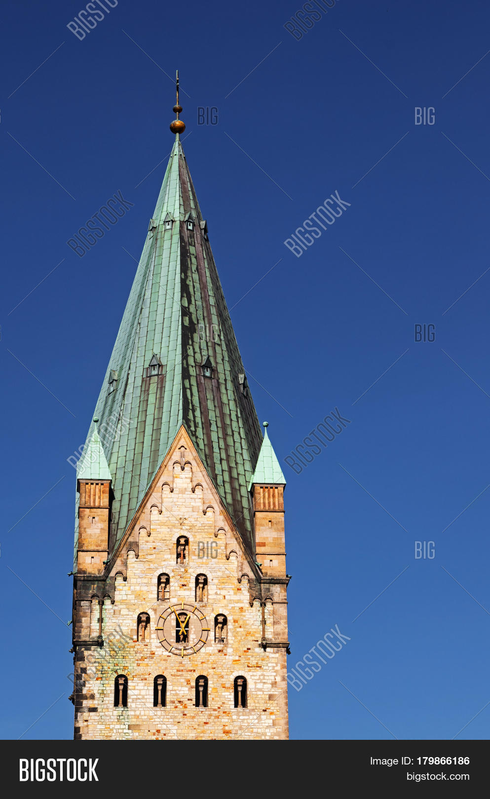 Paderborn Church Tower Image & Photo (Free Trial) | Bigstock