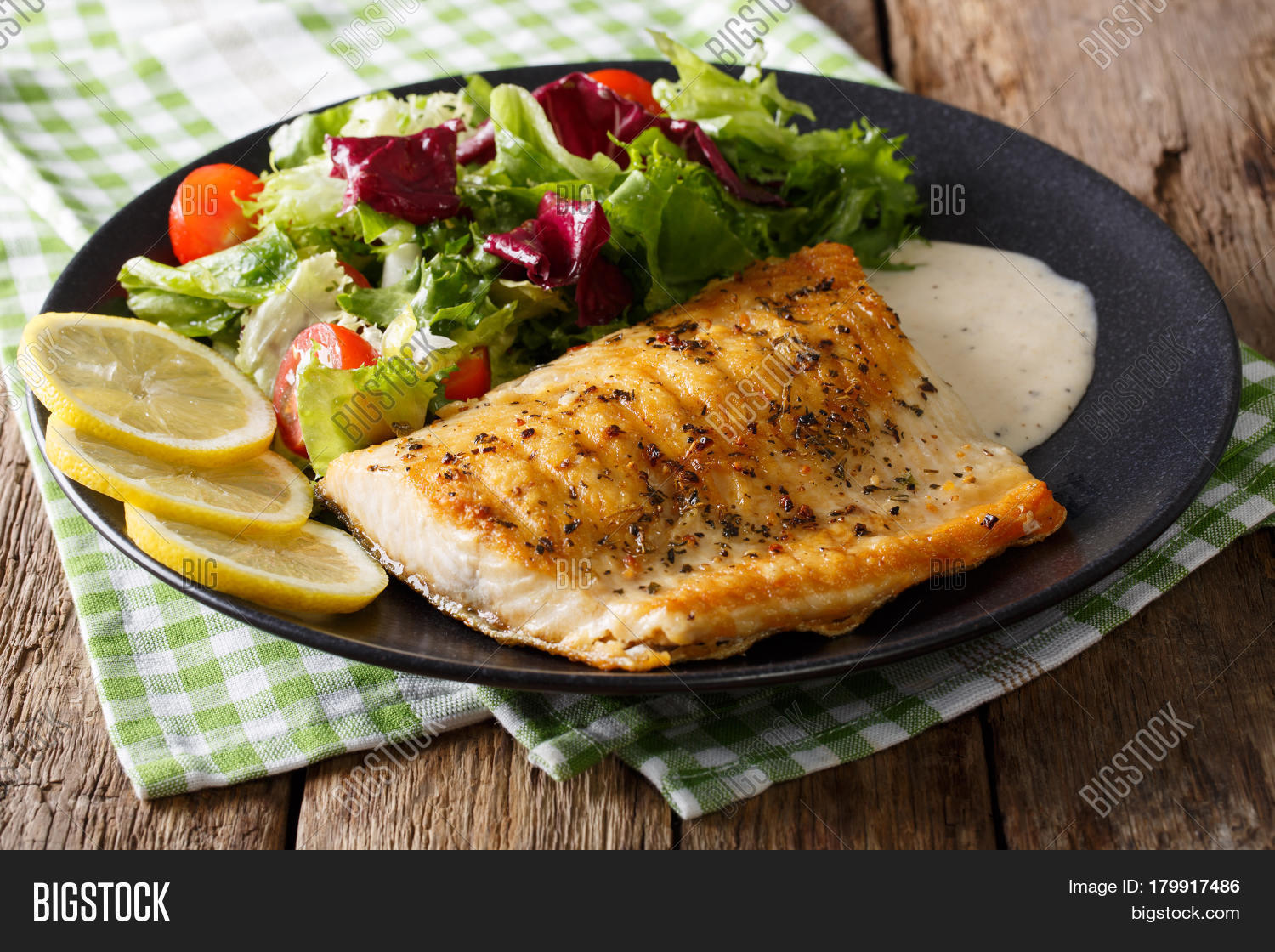 Grilled Char Fillet Image & Photo (Free Trial) | Bigstock