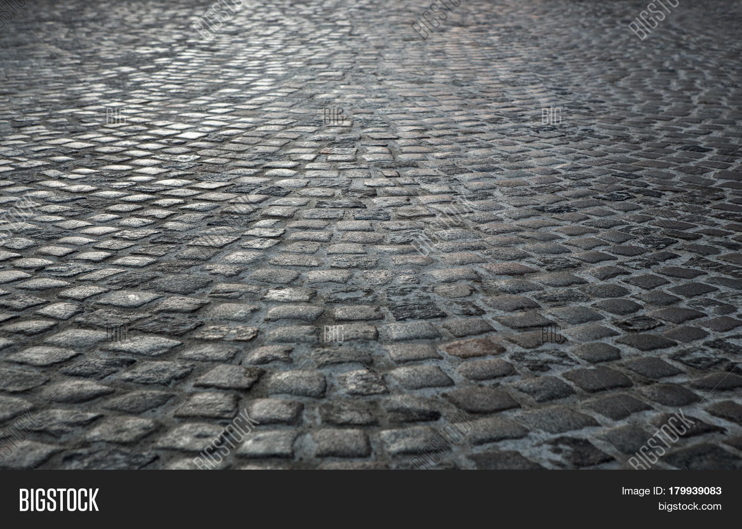Empty Old Cobblestone Image & Photo (Free Trial) | Bigstock