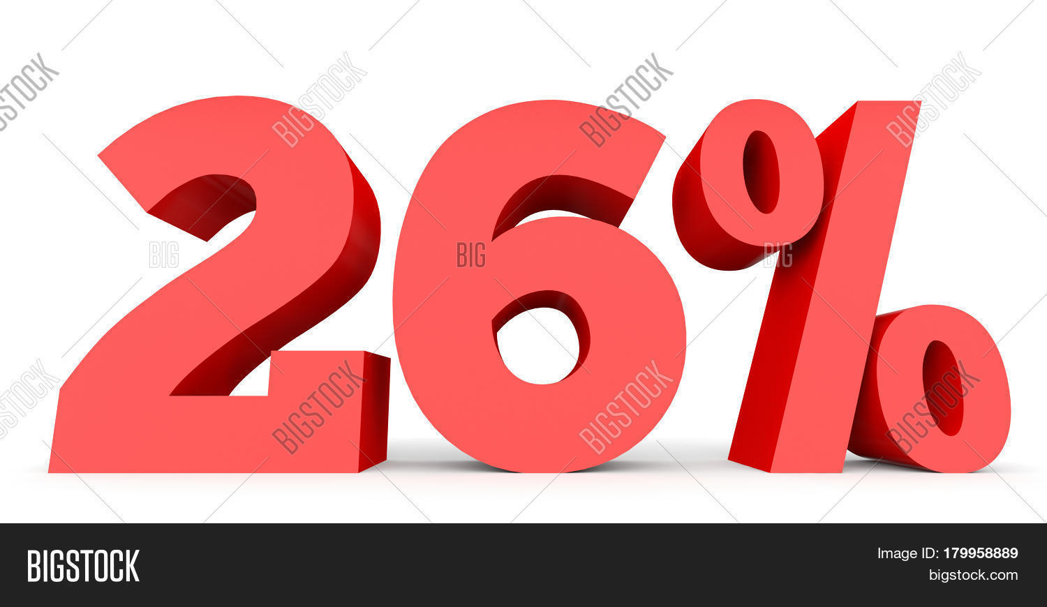 Twenty Six Percent Off Image & Photo (Free Trial) | Bigstock