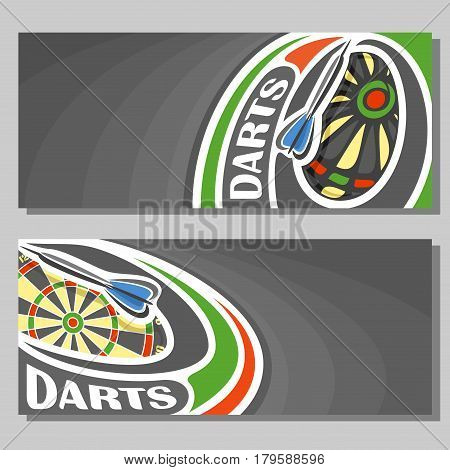 Vector Banners Darts Vector & Photo (Free Trial) | Bigstock