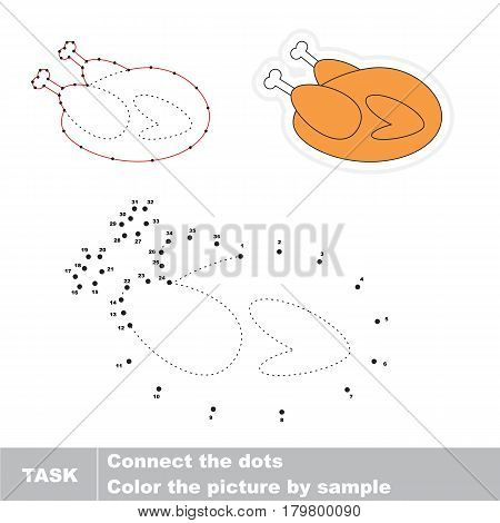 Grilled Chicken. Dot Vector & Photo (Free Trial) | Bigstock