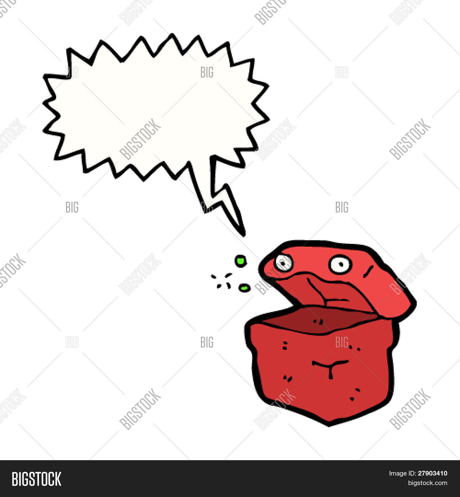 Cartoon Burping Box Vector & Photo (Free Trial) | Bigstock