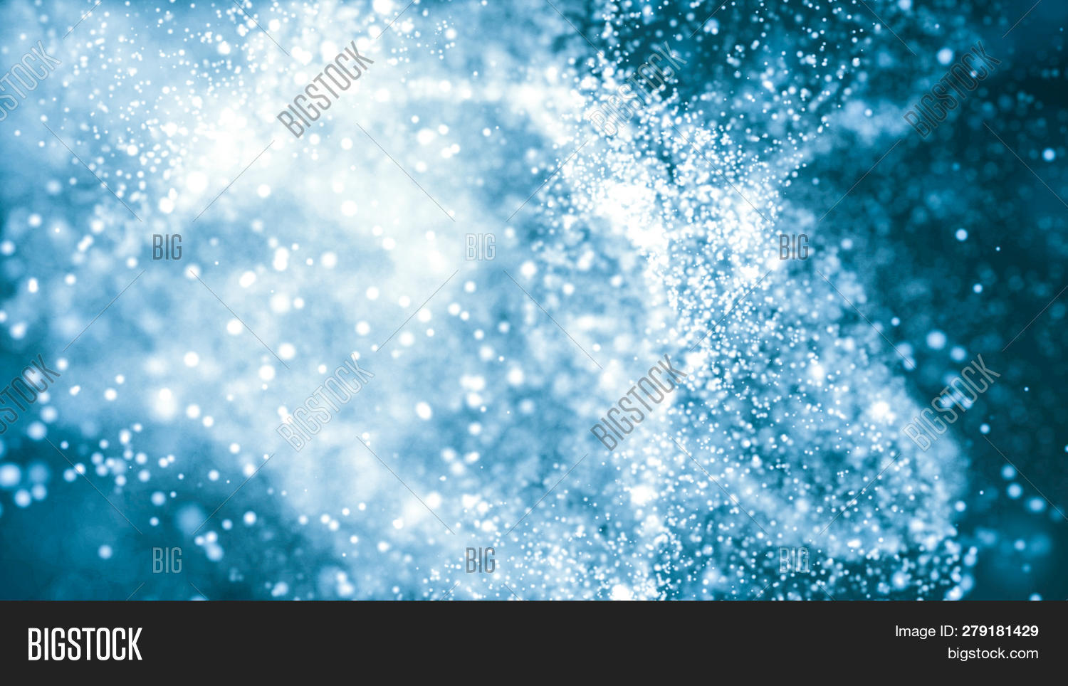 Blue Particles Cloud. Image & Photo (Free Trial) | Bigstock