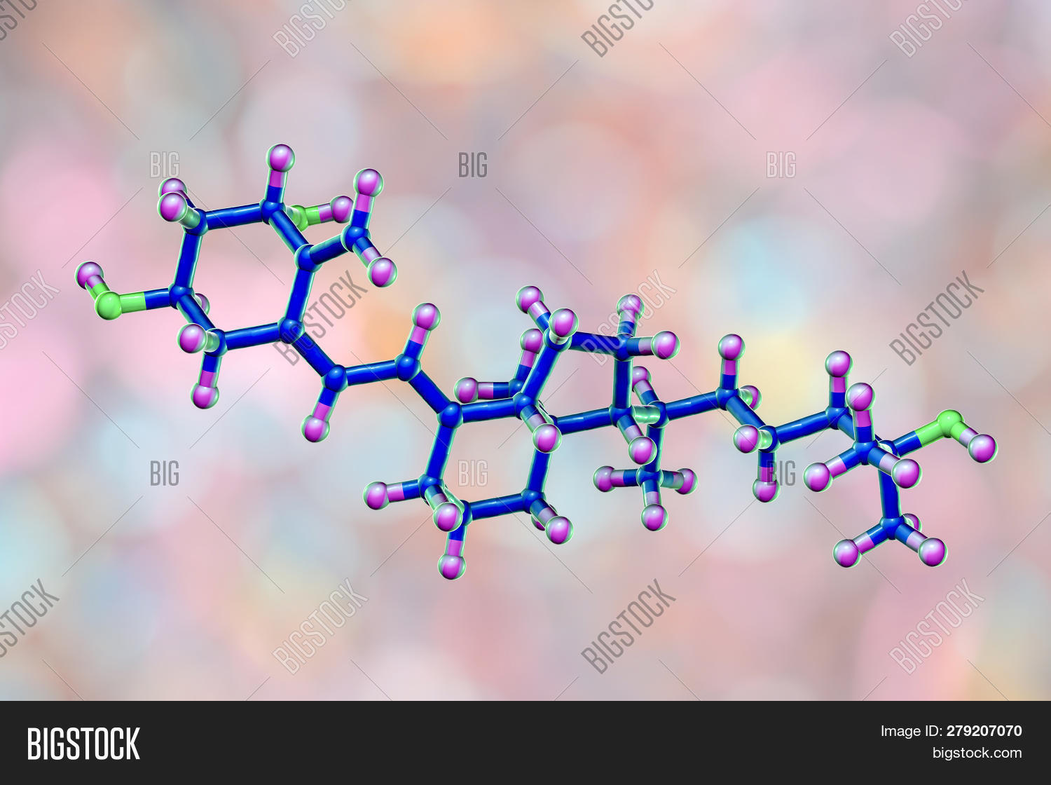 Calcitriol Molecule, Image & Photo (Free Trial) | Bigstock