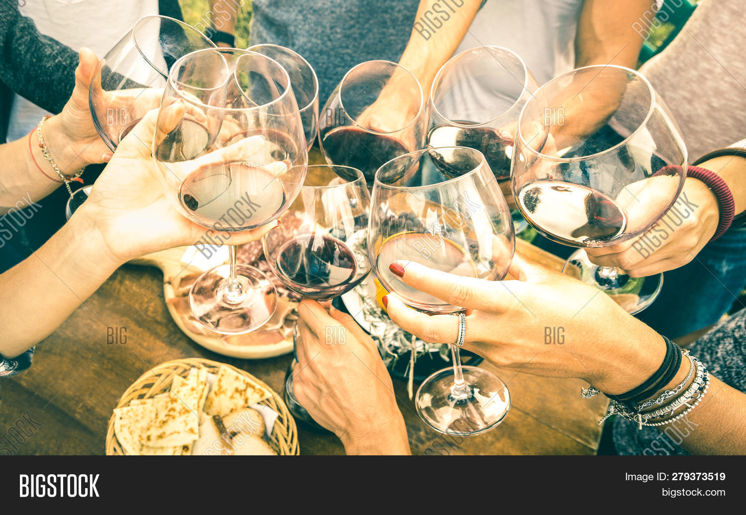 Friend Hands Toasting Image & Photo (Free Trial) | Bigstock