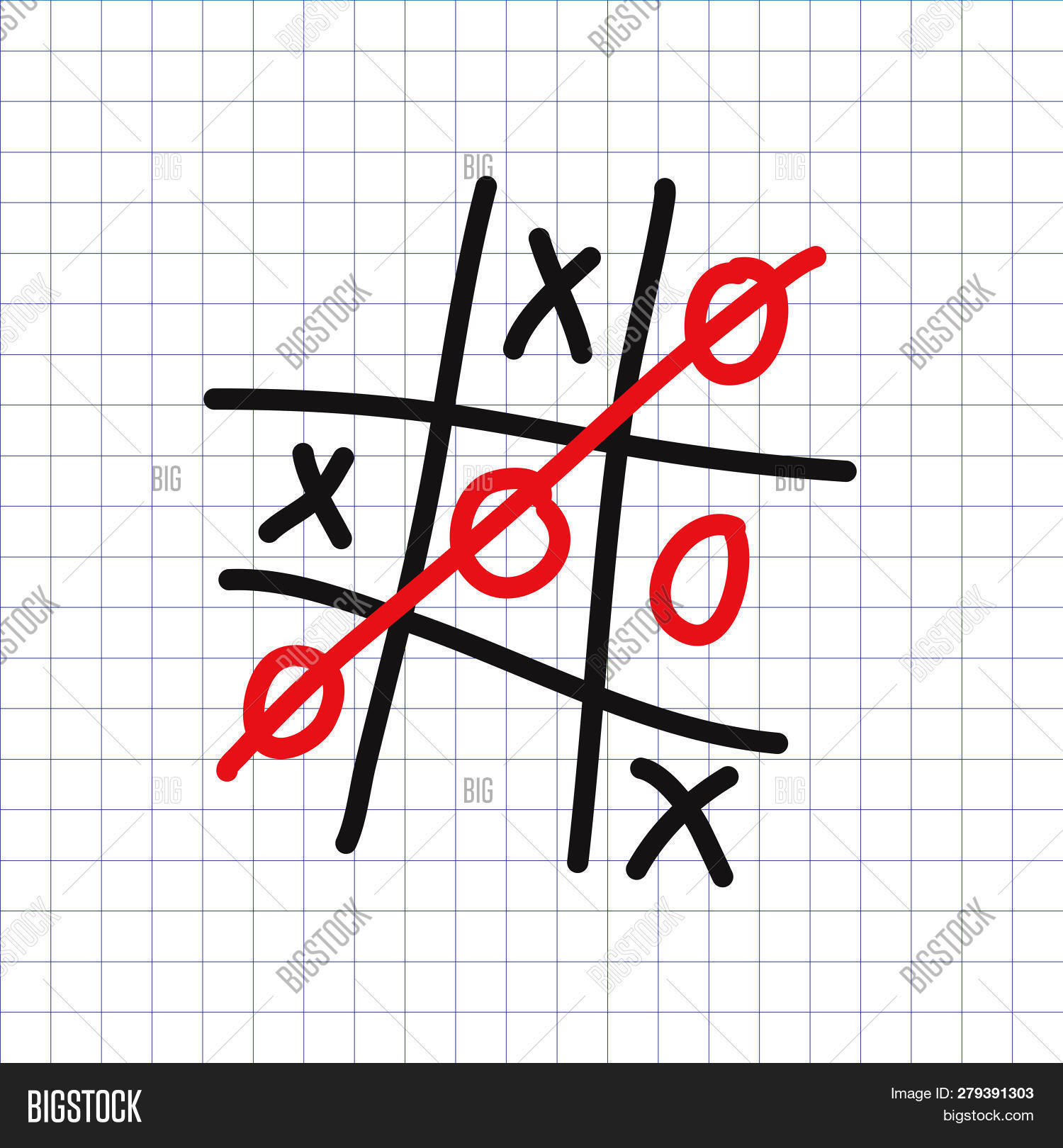 Tic-tac-toe Game On Vector & Photo (Free Trial) | Bigstock