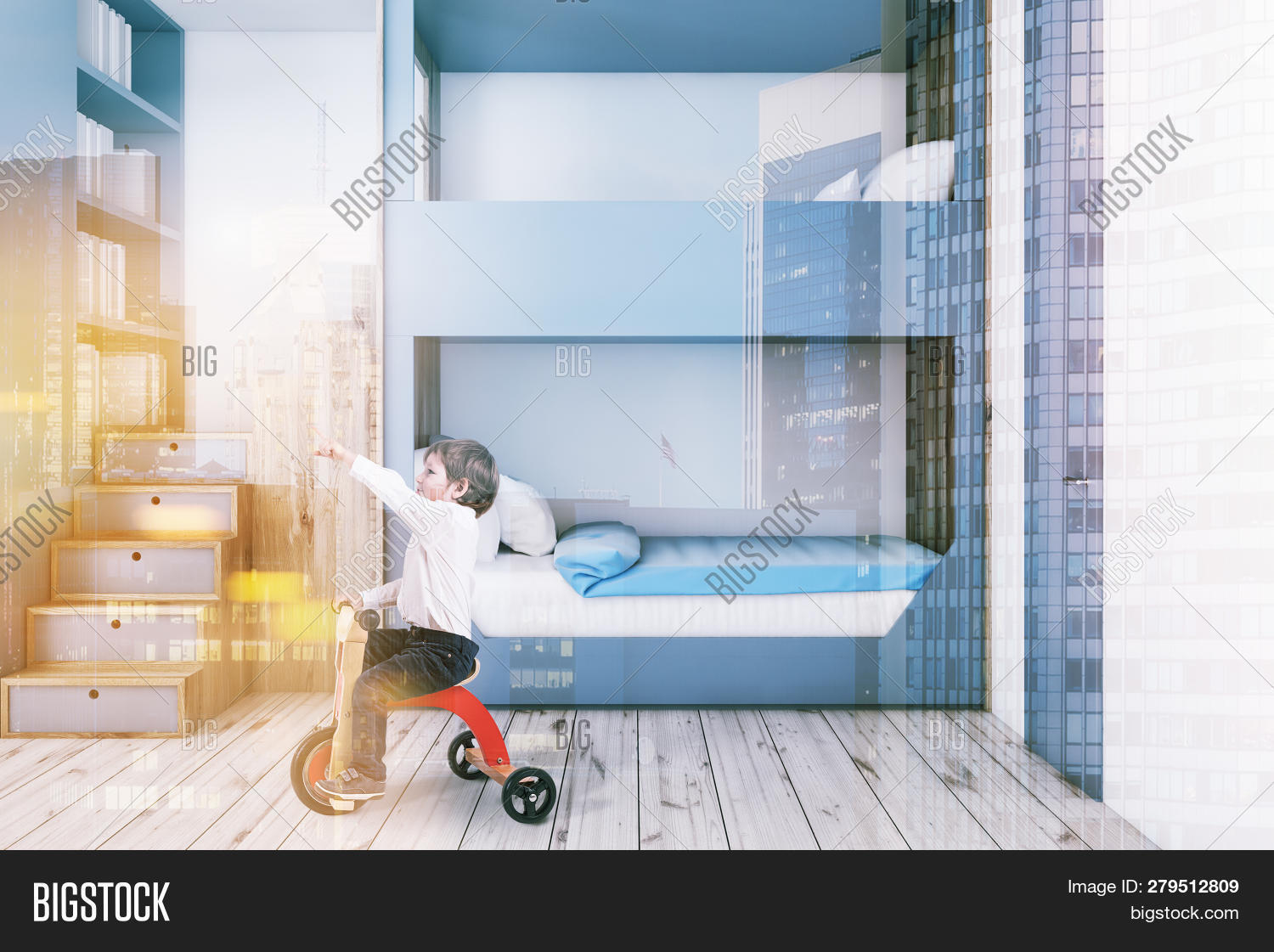 Little Boy Interior Image & Photo (Free Trial) | Bigstock