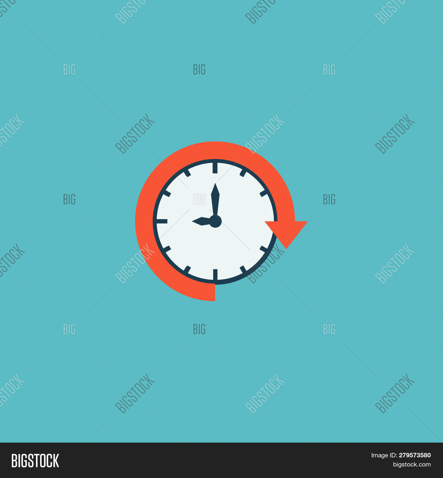 Postpone Icon Flat Image & Photo (Free Trial) | Bigstock