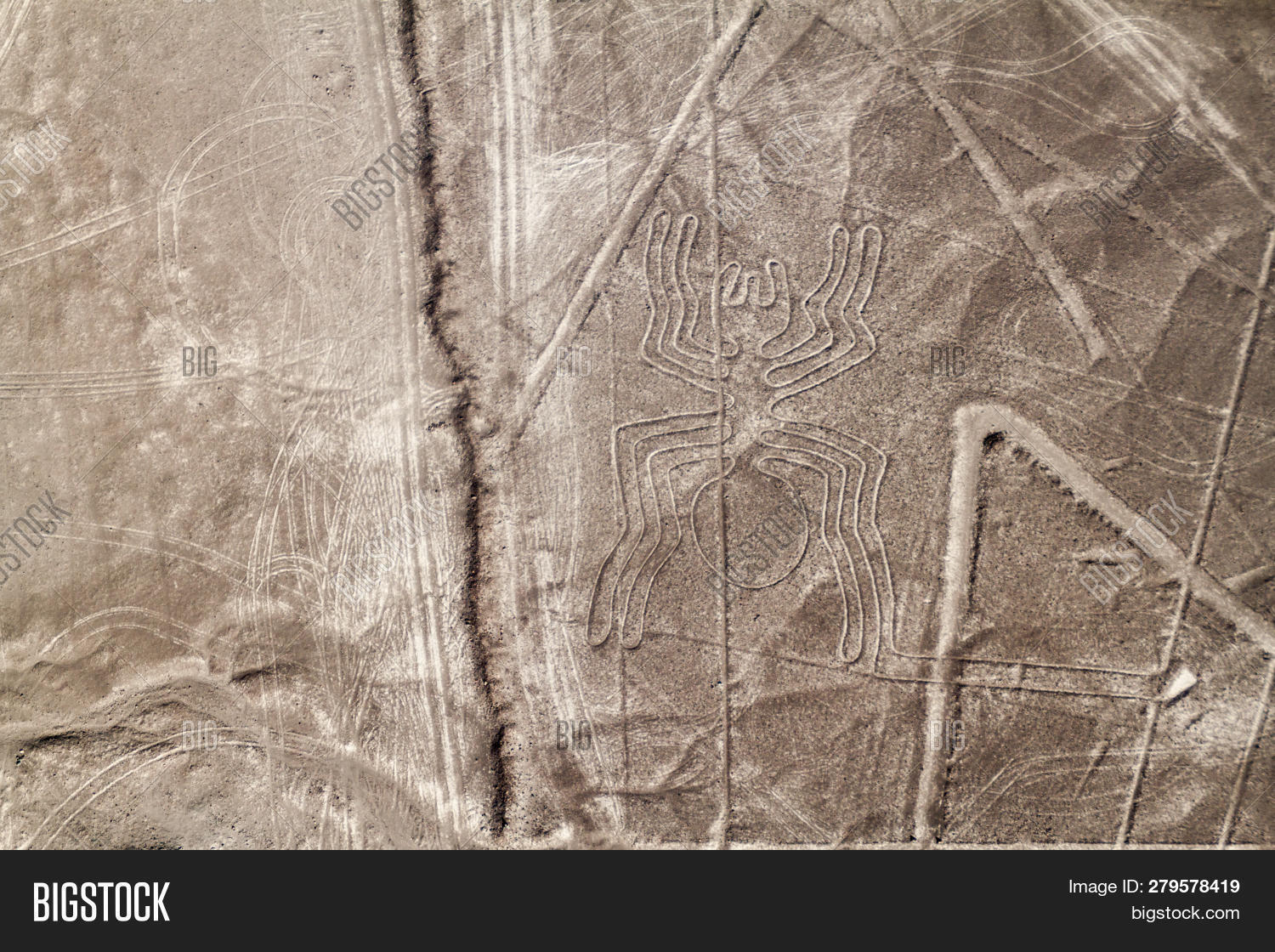 Aerial View Geoglyphs Image & Photo (Free Trial) | Bigstock