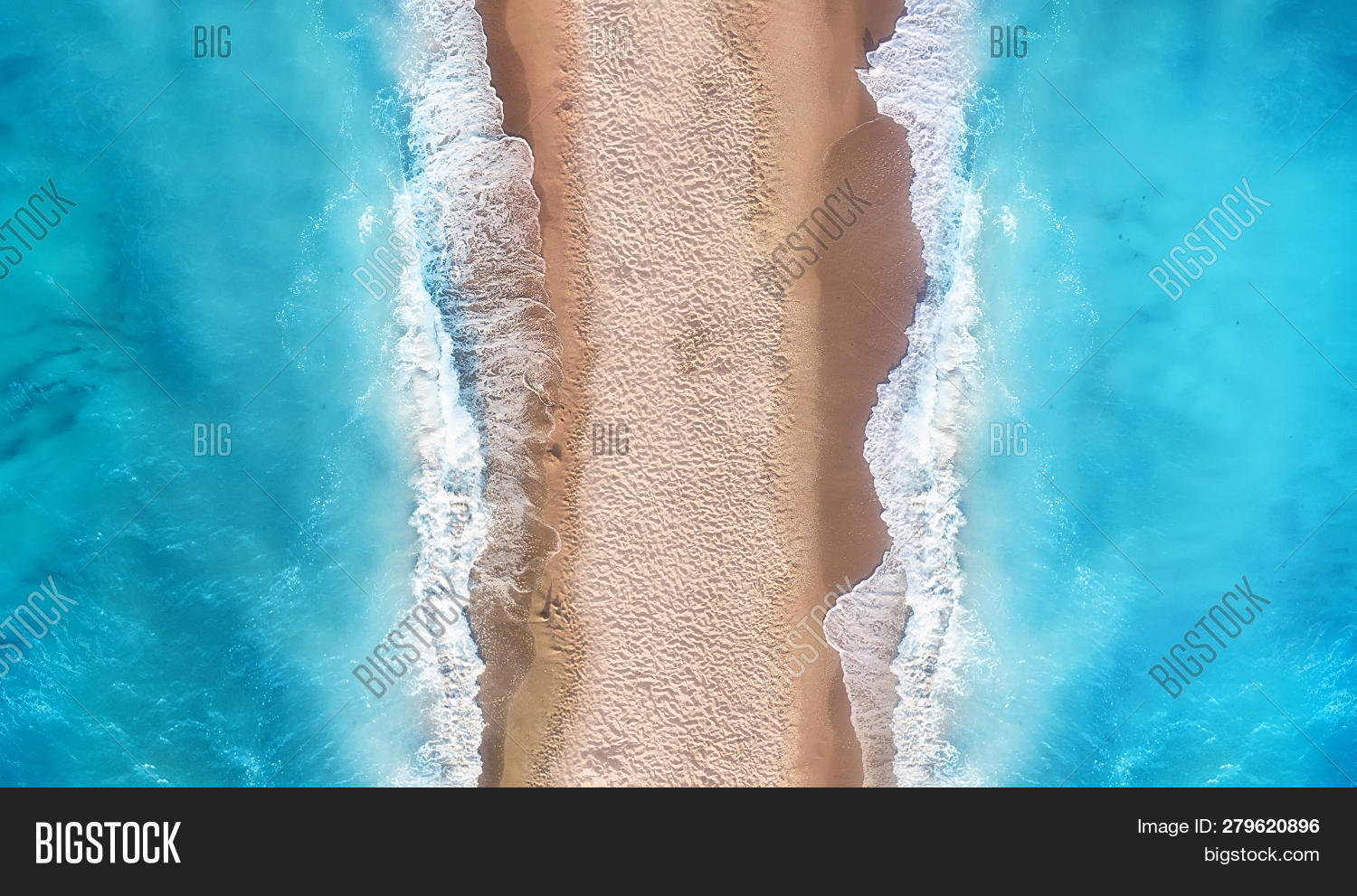 Beach Waves Top View. Image & Photo (Free Trial) | Bigstock