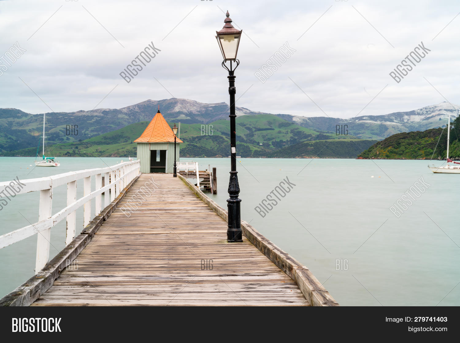 Akaroa Jetty Shed Image & Photo (Free Trial) | Bigstock