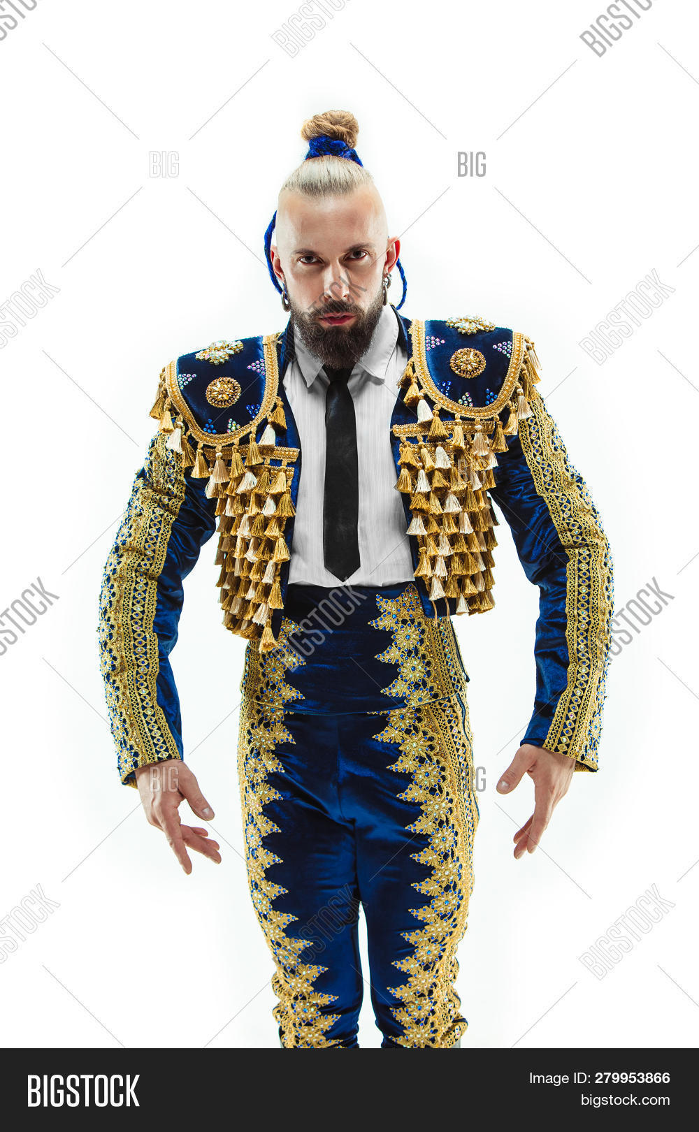 Torero Blue Gold Suit Image & Photo (Free Trial) | Bigstock