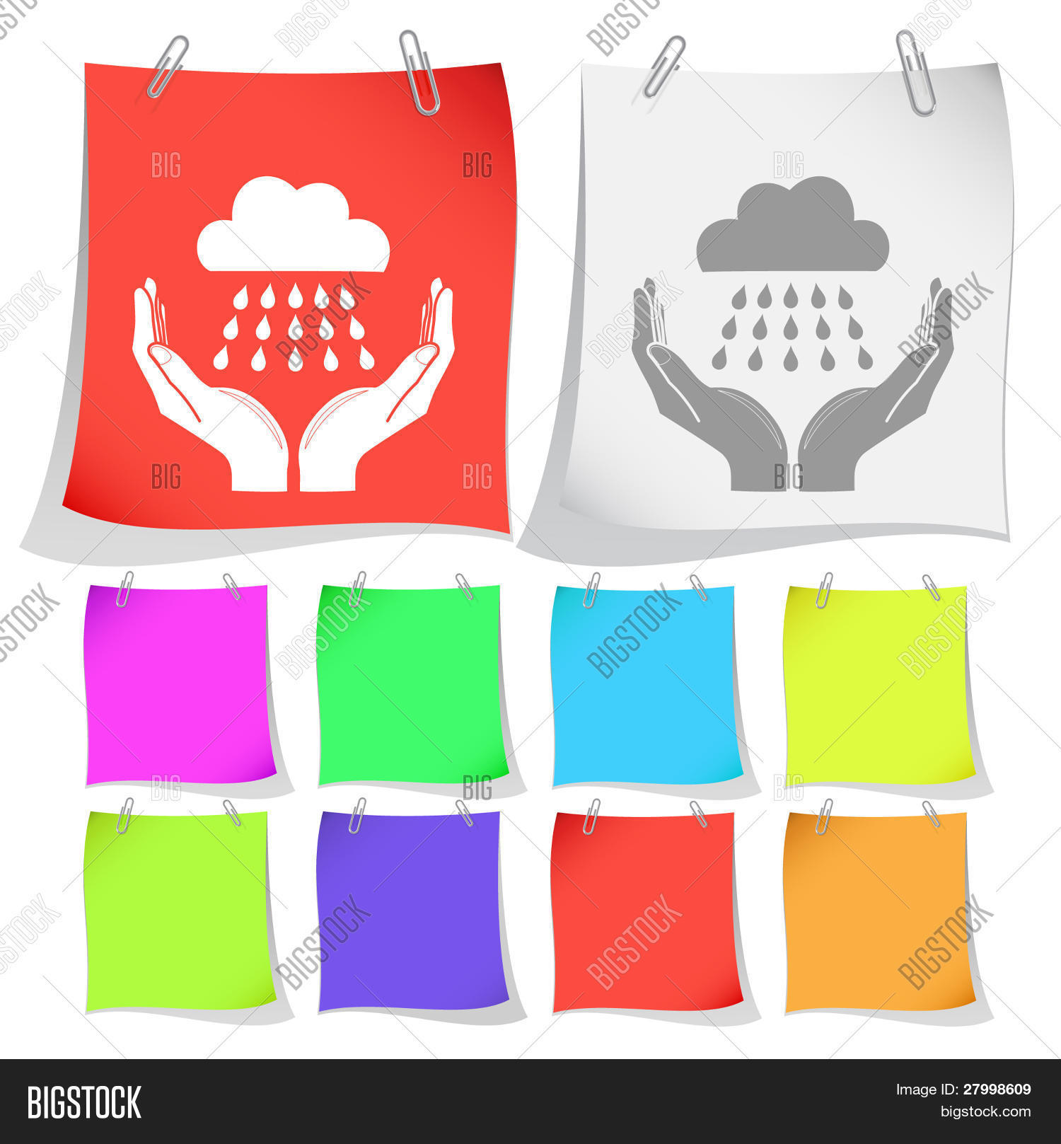 Weather Hands. Vector Vector & Photo (Free Trial) | Bigstock