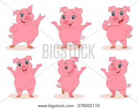 Set Sexy Fat Pink Vector & Photo (Free Trial) | Bigstock