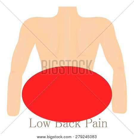 Low Back Pain Icon. Image & Photo (Free Trial) | Bigstock