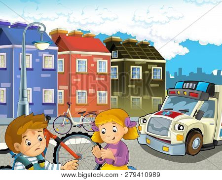 Cartoon Scene Kids Image & Photo (Free Trial) | Bigstock