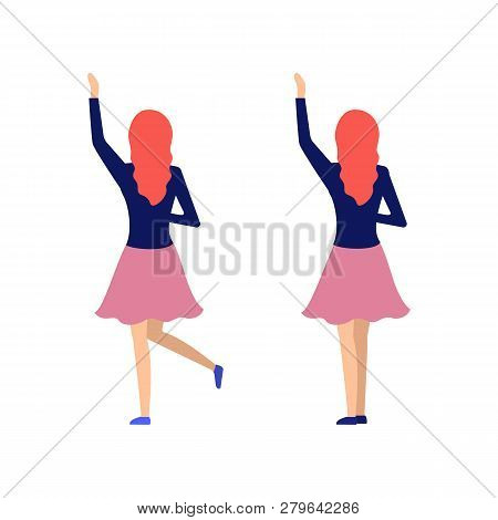 Backside View Person Vector & Photo (Free Trial) | Bigstock
