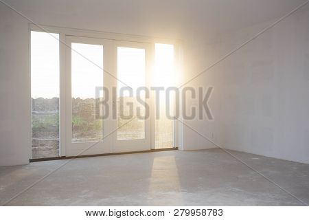 Empty Room Big Window Image & Photo (Free Trial) | Bigstock