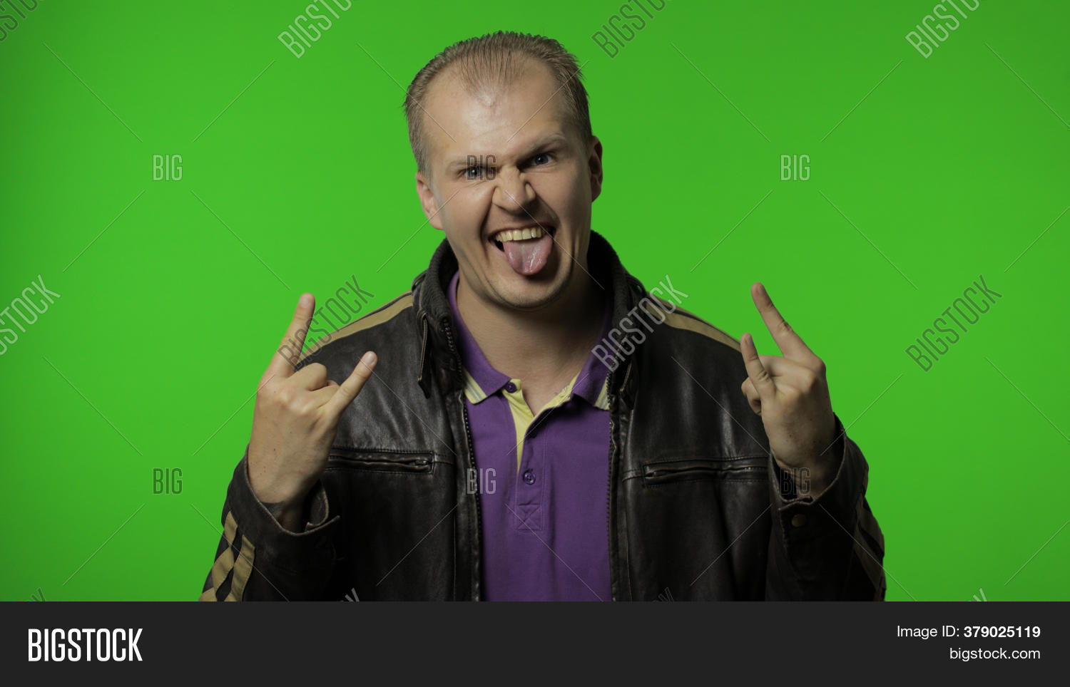 Happy Rocker Man Brown Image & Photo (Free Trial) | Bigstock