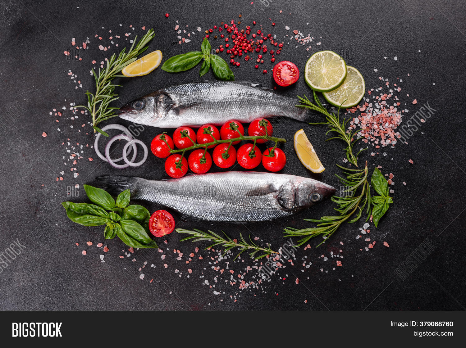 Fresh Fish Seabass Image & Photo (Free Trial) | Bigstock