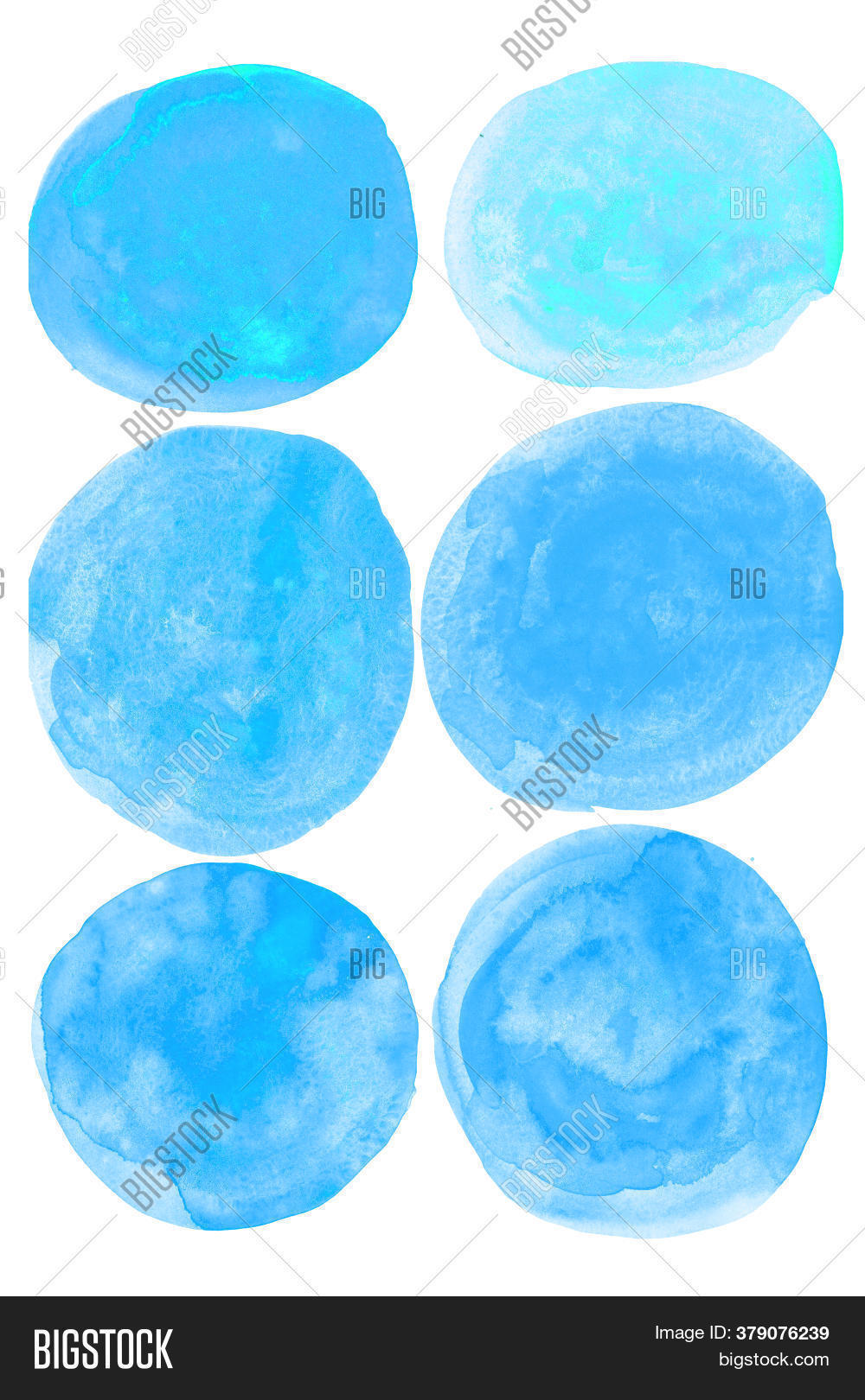 Watercolor Set Blue Image & Photo (Free Trial) | Bigstock