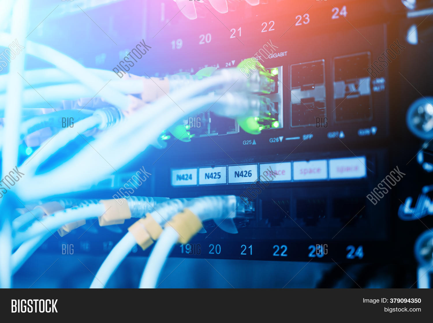 Server Room Lan Wiring Image & Photo (Free Trial) | Bigstock