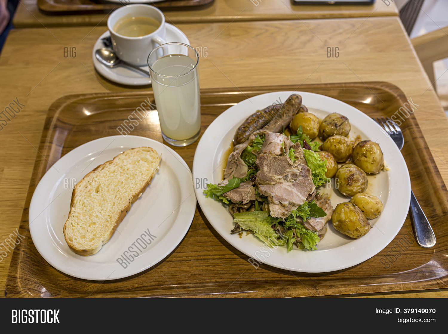 Hearty Lunch. Plate Image & Photo (Free Trial) | Bigstock