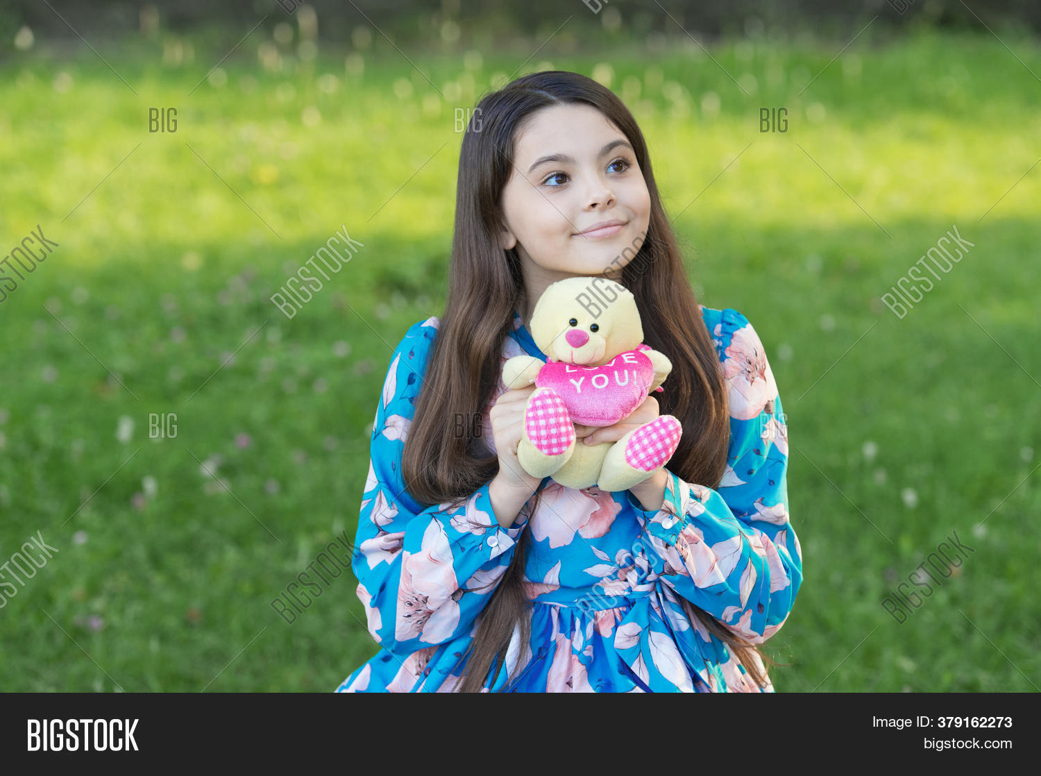 Girl Kid Hug Soft Toy Image & Photo (Free Trial) | Bigstock