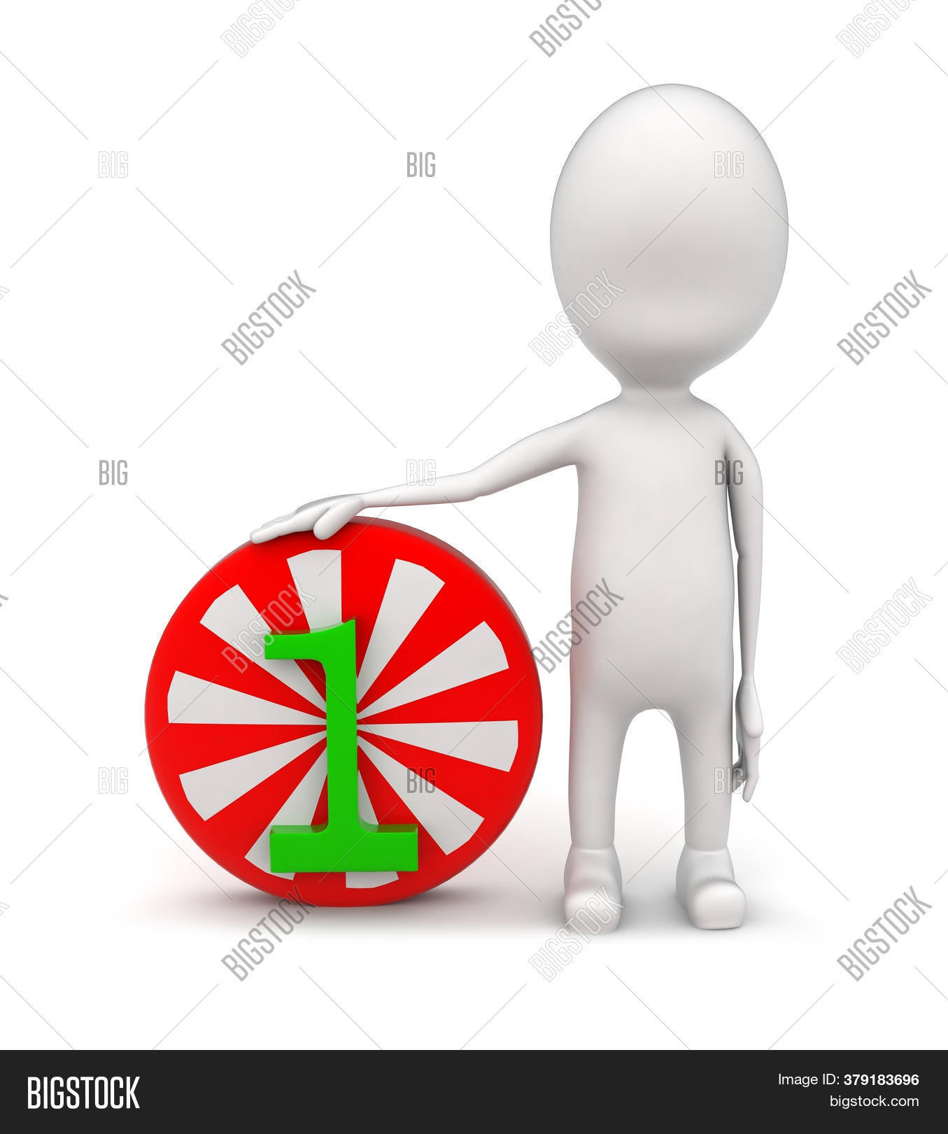 3D Man Presenting Image & Photo (Free Trial) | Bigstock