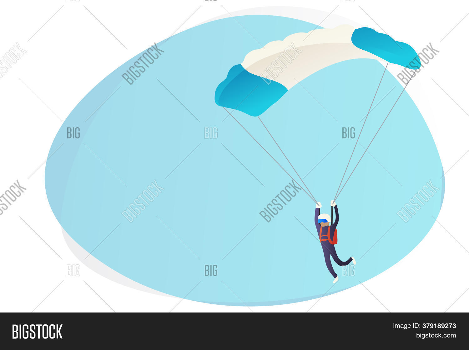 Cartoon Skydiver Image & Photo (Free Trial) | Bigstock