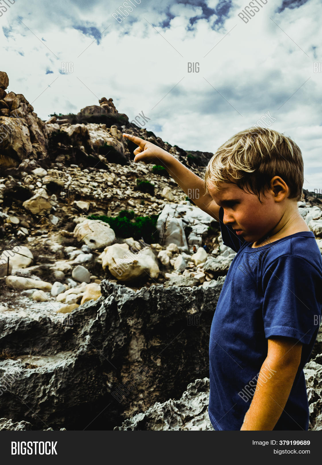 Close View Boy Point Image & Photo (Free Trial) | Bigstock