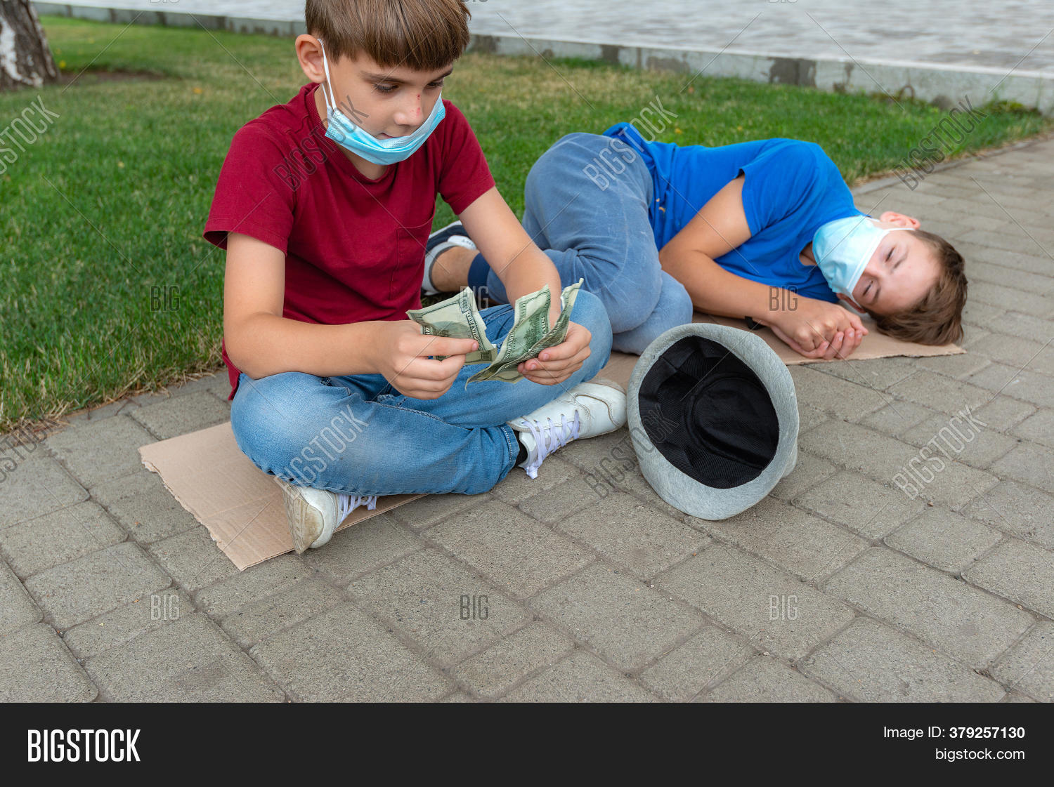 Boy Counts Money Image & Photo (Free Trial) | Bigstock