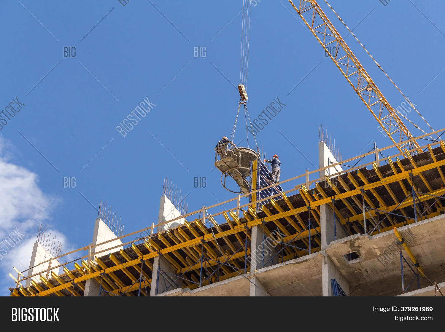 Pouring Concrete On Image & Photo (Free Trial) | Bigstock