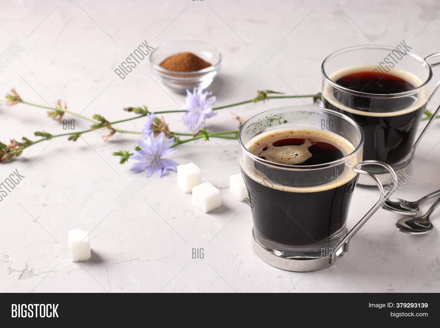 Chicory Beverage Two Image & Photo (Free Trial) | Bigstock