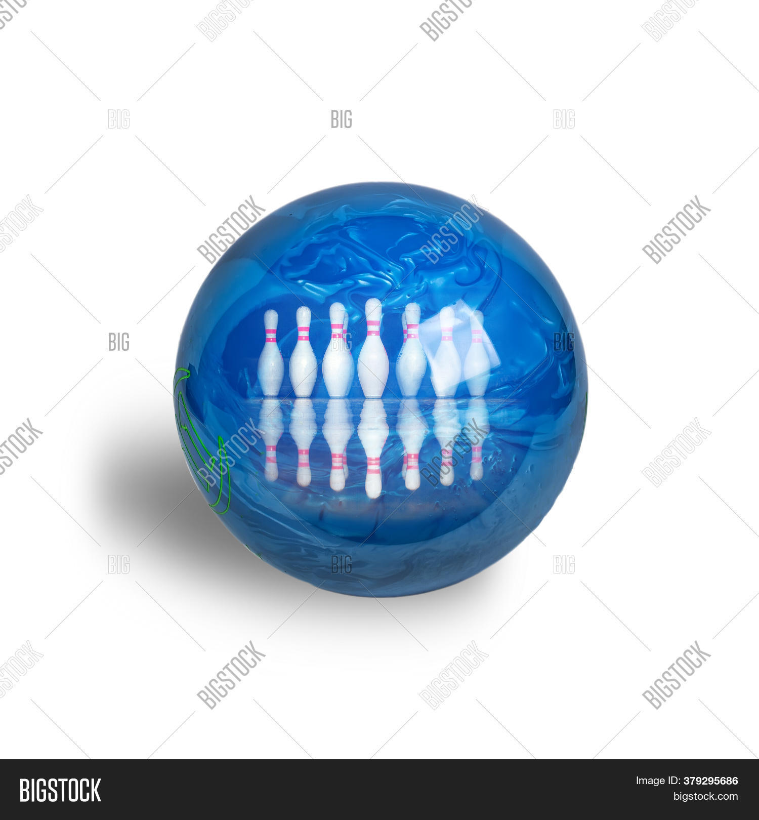 Game Bowling. Blue Image & Photo (Free Trial) | Bigstock