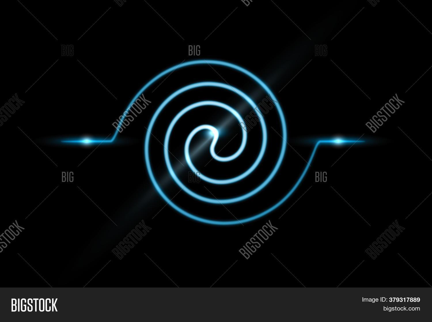 Abstract Blue Spiral Image & Photo (Free Trial) | Bigstock