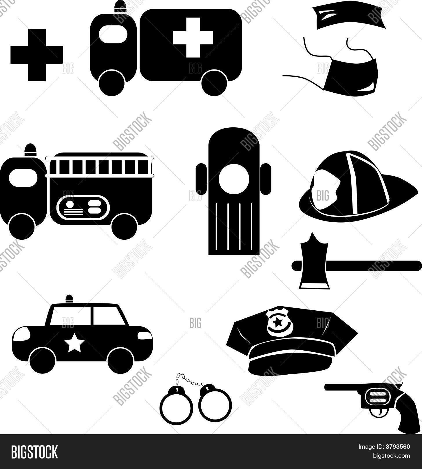Emergency Icons Vector & Photo (Free Trial) | Bigstock