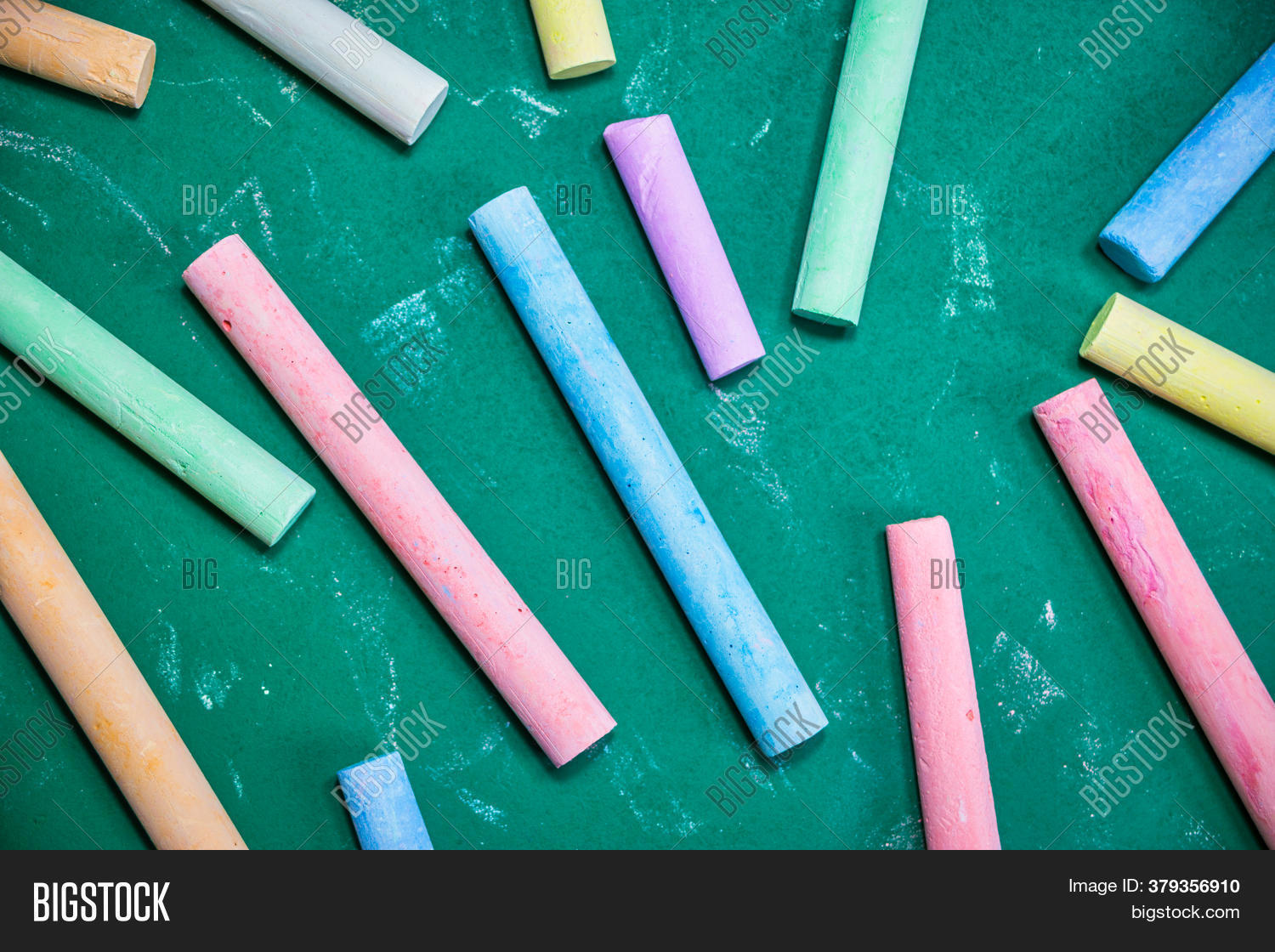 Multicolored Chalks Image & Photo (Free Trial) | Bigstock