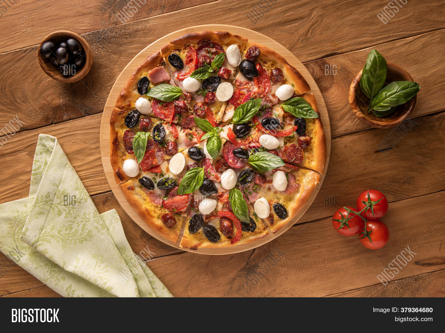 Colorful Italian Pizza Image & Photo (Free Trial) | Bigstock