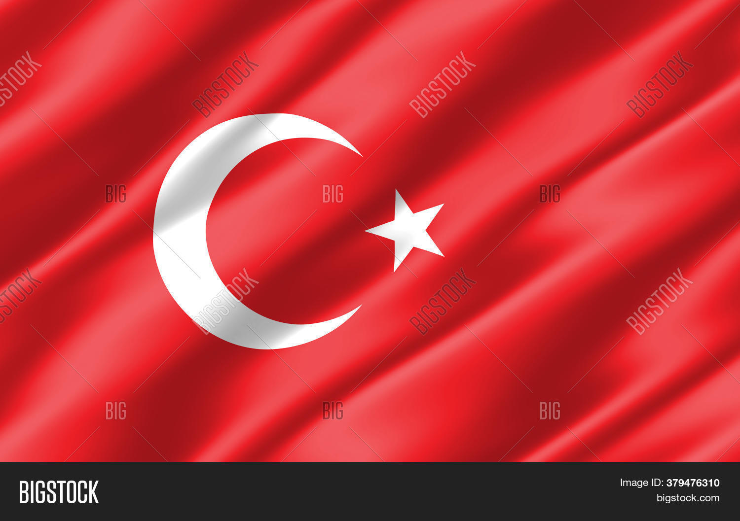 Silk Wavy Flag Turkey Image & Photo (Free Trial) | Bigstock
