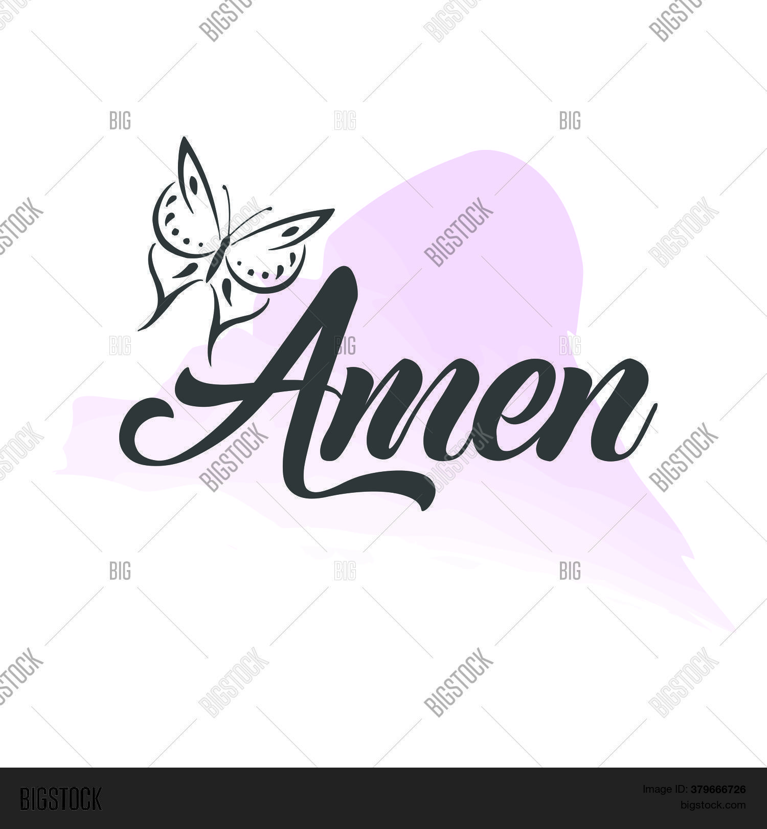 Amen, Christian Faith Vector & Photo (Free Trial) | Bigstock