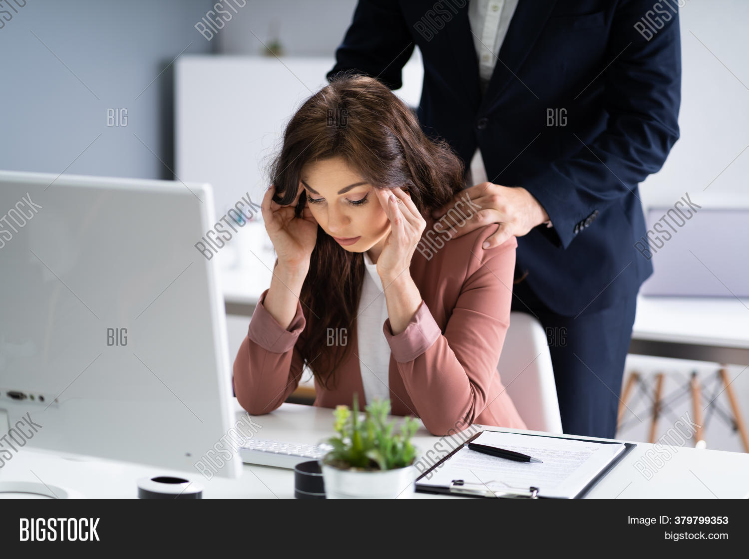 Sexual Harassment Work Image & Photo (Free Trial) | Bigstock