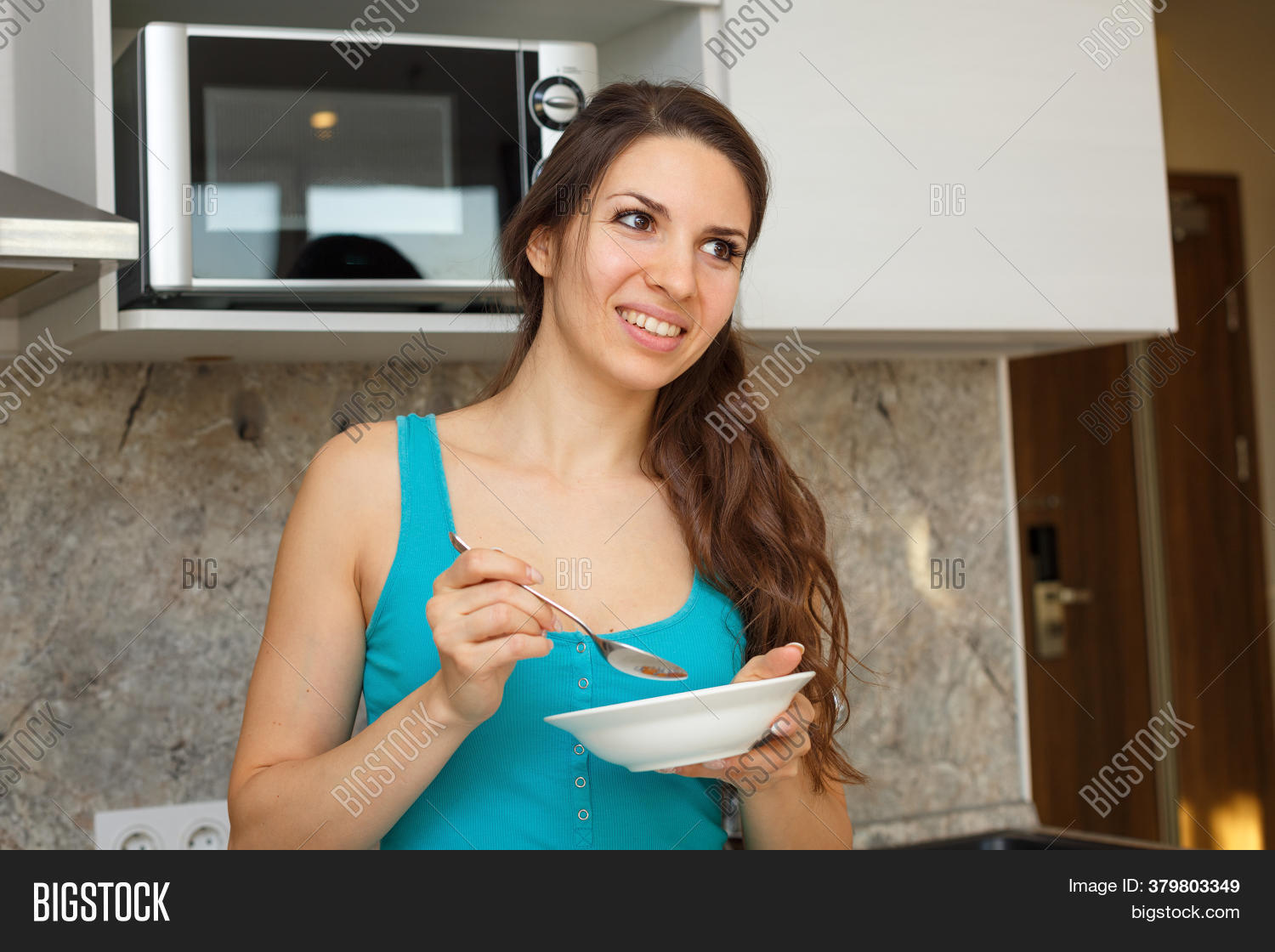 Happy Healthy Woman Image & Photo (Free Trial) | Bigstock